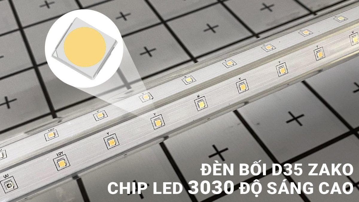 Đèn Bối Zako D35 3 chế độ sử dụng dòng chip siêu sáng